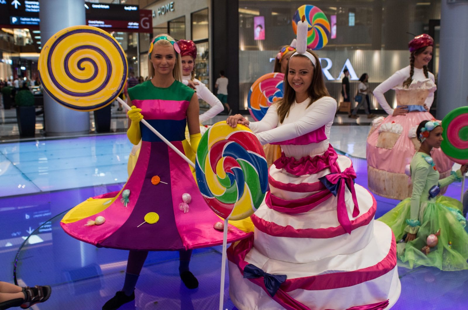 Multi Coloured Themed Entertainment | Coloured Costumes