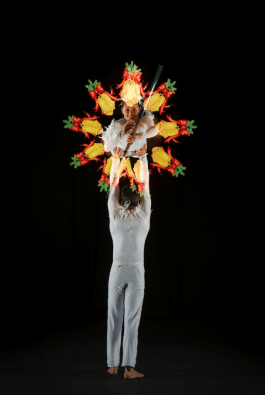 Christmas Light Acrobats | Hire Acrobats | Corporate Entertainment